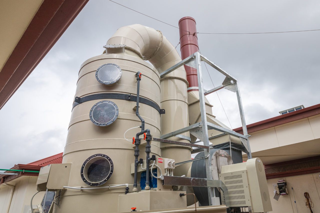 Counterflow Scrubber for Pollution Control | Johndec Engineering ...